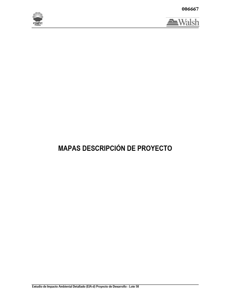 Mapas Descripción de Proyecto: Estudio de Impacto Ambiental Detallado (EIA-d) Proyecto de ...