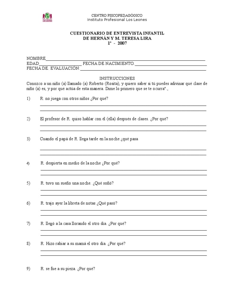 Test de Roberto y Rosita | Ocio