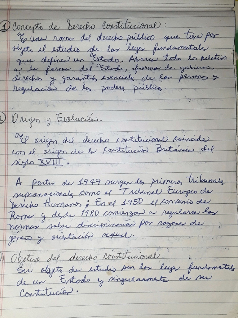 Tarea 1 Derecho Const. Aplicado | PDF