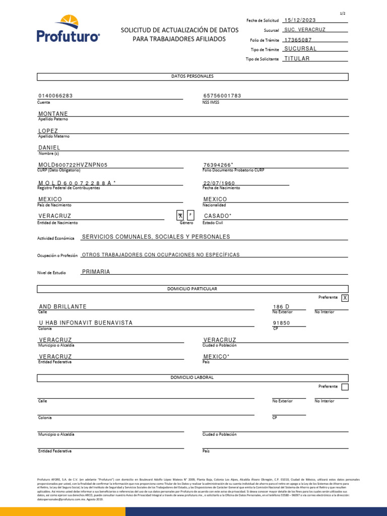 Solicitud de Modificacion 1 | PDF | Gobierno