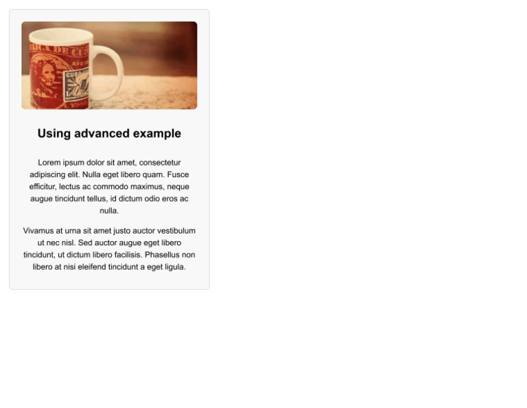 Advanced Example | PDF