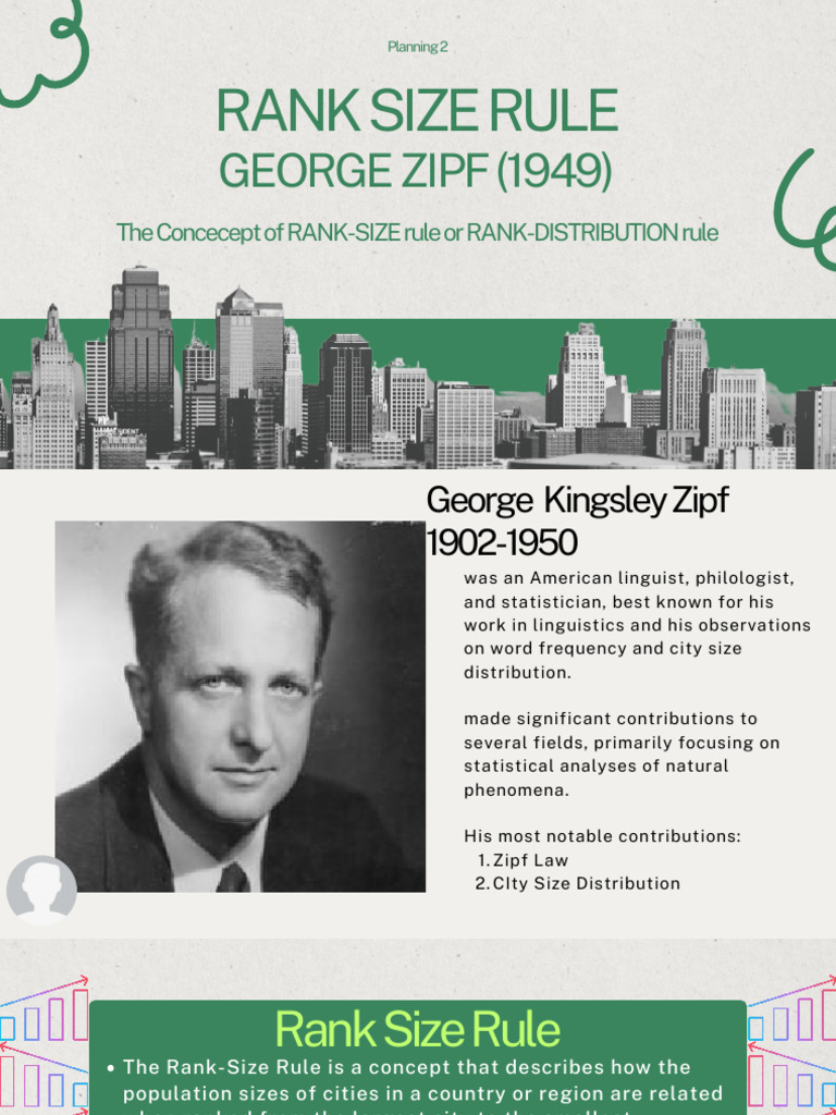 The Rank Size Rule | PDF | Statistics | Statistical Theory