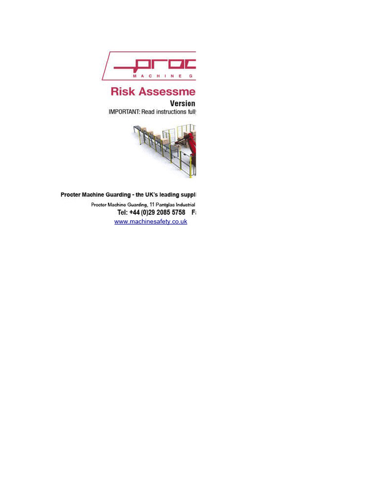 Calculadora de Avaliação de Risco ISO 12100 | PDF | Física ...