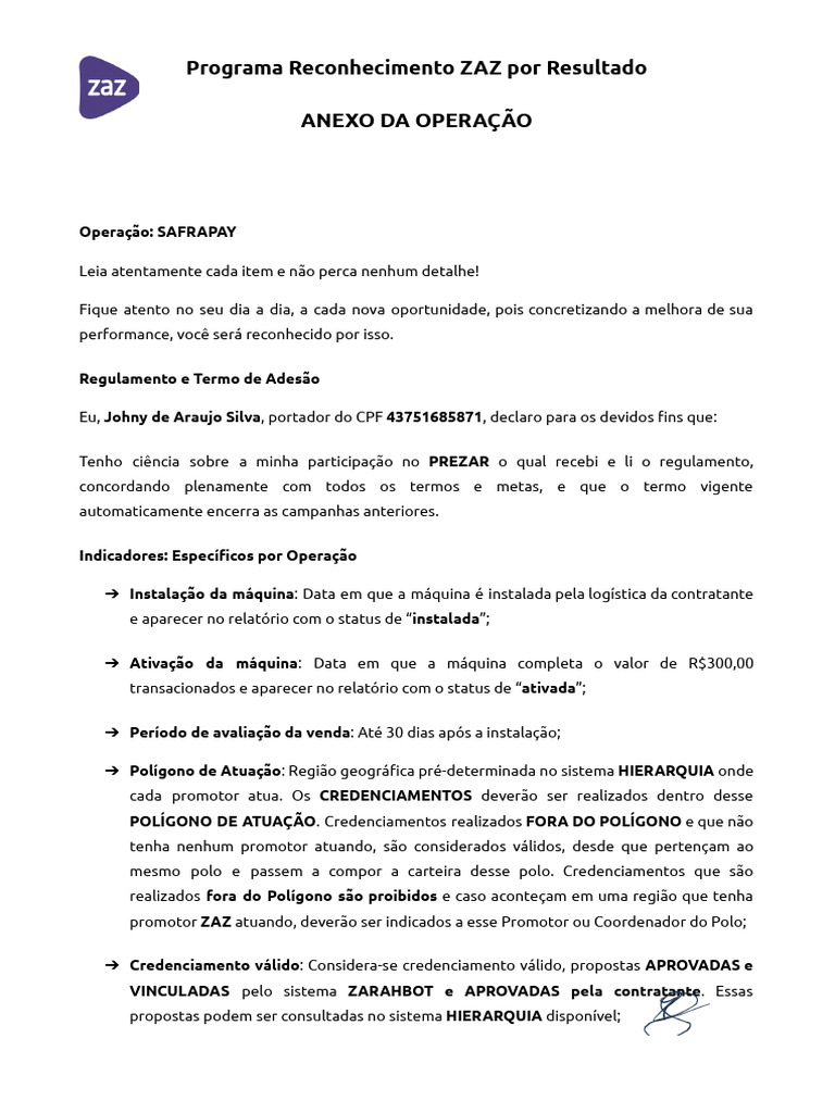 Prezar Safra - 03 (Assinado) | PDF | Carreira e Crescimento