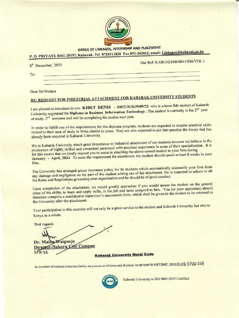 Kibet Dennis 0001 | PDF