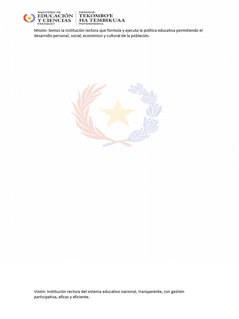 Mec-Logotipo Nueva Mision Vision 2024-1 | PDF