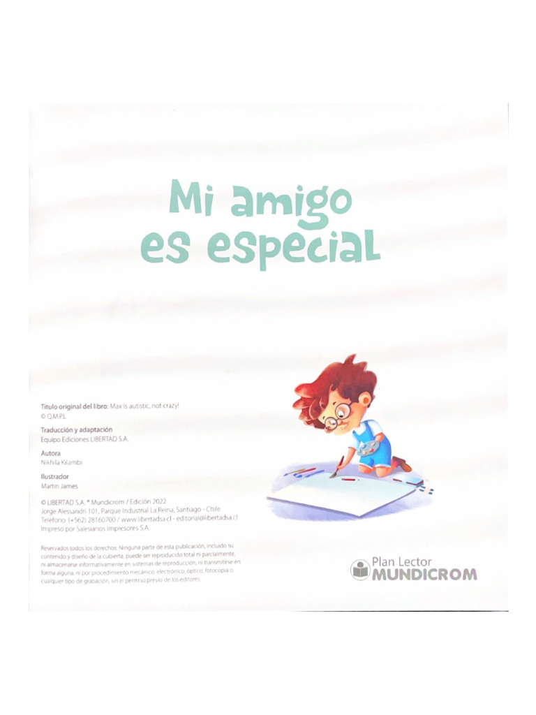 Mi Amigo Es Especial | PDF