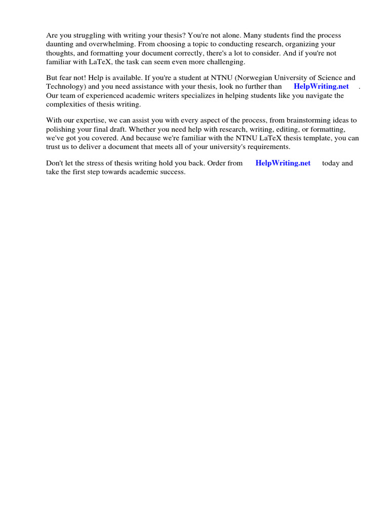 Ntnu Latex Thesis Template | PDF | Thesis | Te X Ntnu Latex Thesis Template | PDF | Thesis | Te X