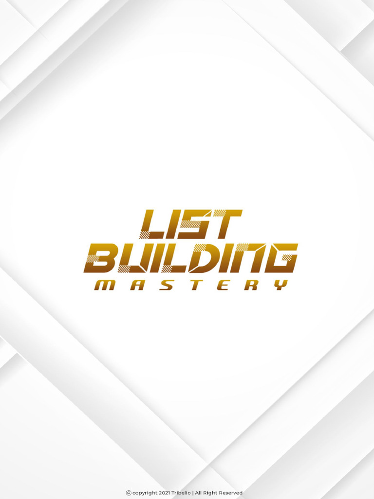 List Building Mastery 2021 | PDF