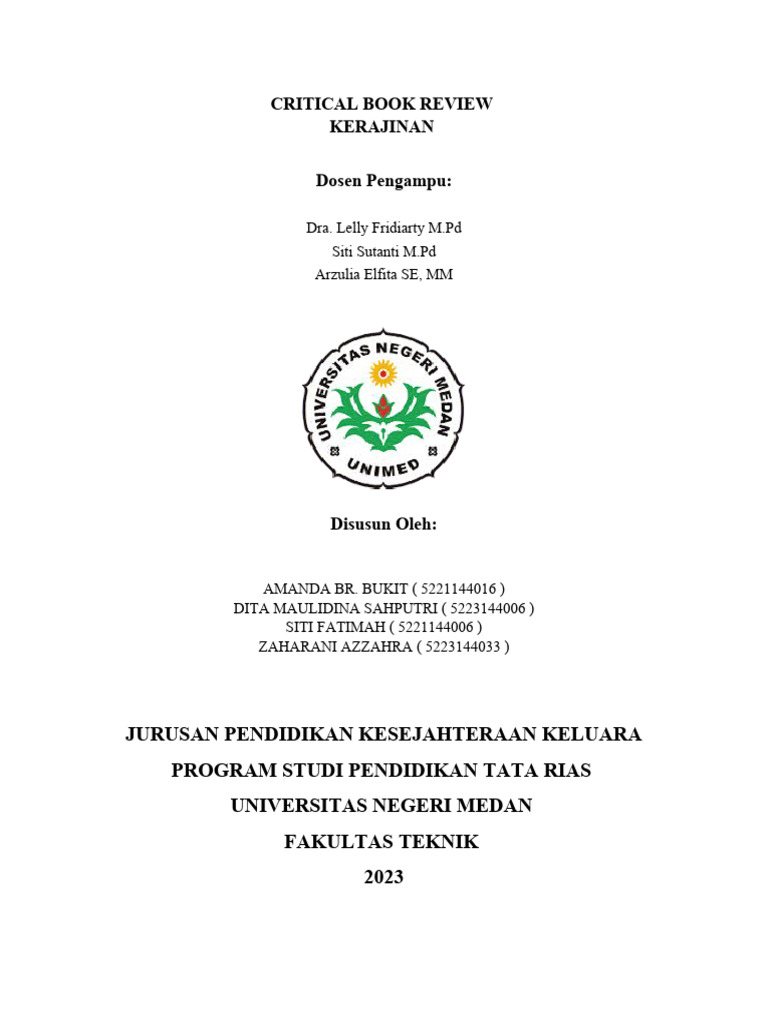 CBR Kerajinan - Kelompok | PDF | Karier & Perkembangan | Griya & Taman