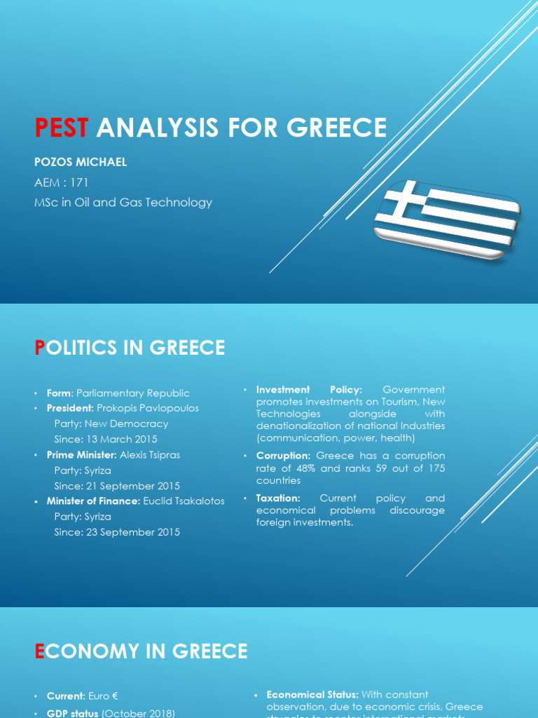 PEST Analysis of Greece's Economy and Society | PDF | Greece | Greek ...