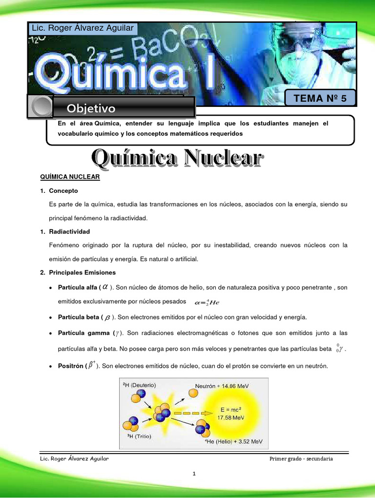 Quimica_Nuclear | PDF | Núcleo atómico | Física nuclear