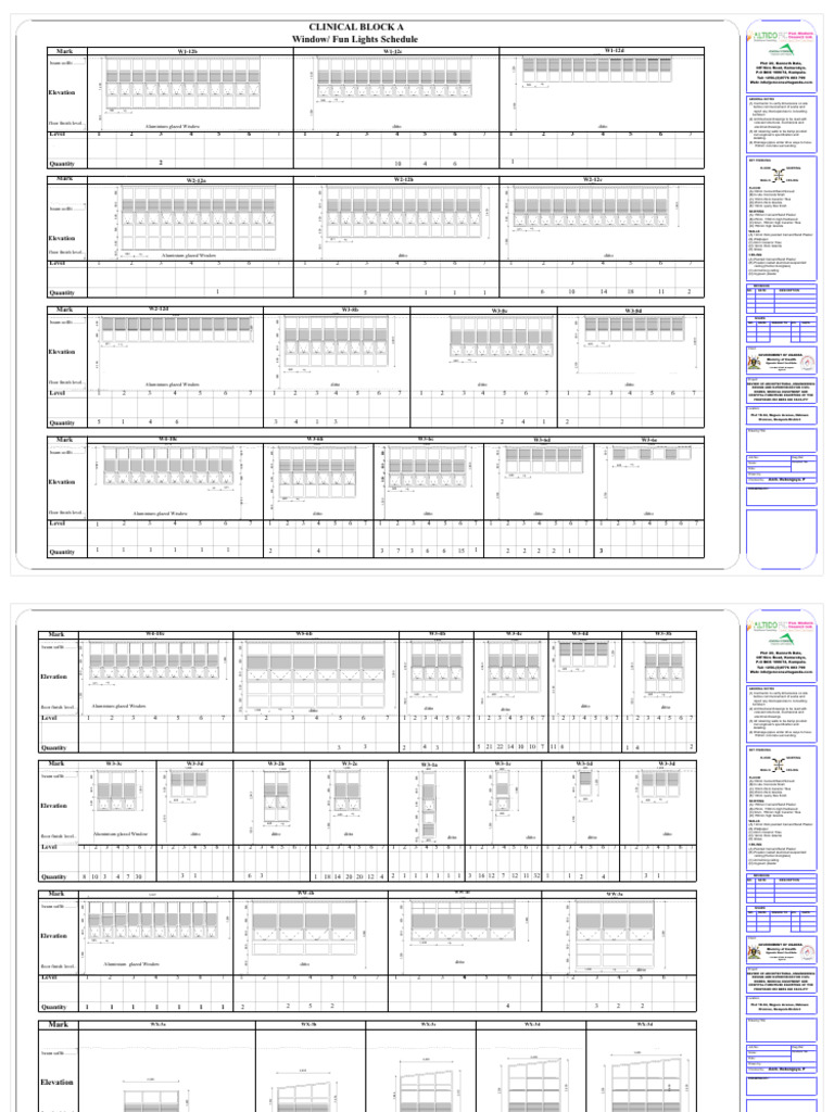 Window Schedule | PDF | Tile | Plaster