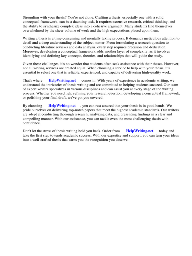 Sample Thesis With Conceptual Framework | PDF | Theory | Conceptual Model