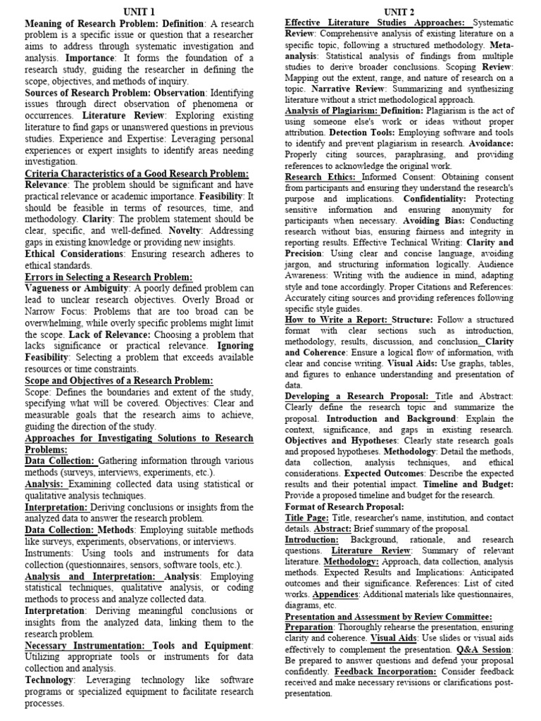 RESEARCH METHODLOGY AND Ipr LECTURE NOTES | PDF | Patent | Intellectual ...