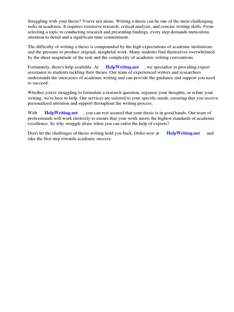 Thesis 101 | PDF | Thesis | Essays