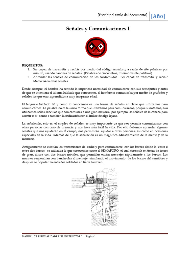 Señales y Comunicaciones I | PDF | Lenguaje de señas