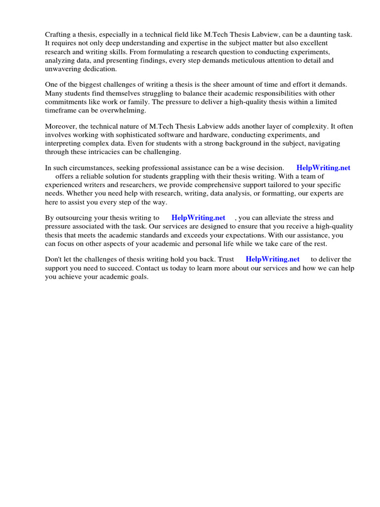 M.tech Thesis Labview | PDF | Computer Engineering | Computing