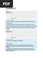 Examen Modulo III | PDF | Masculinidad | La violencia contra las mujeres