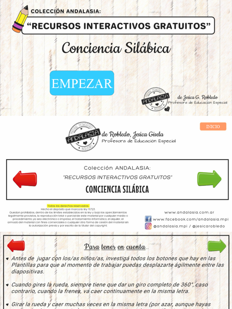 Conciencia Silábica | PDF