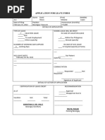 DOLE GIP Application Form | PDF