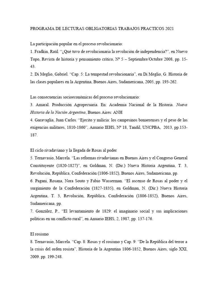 Programa Tp Arg 1-2021 | PDF | Buenos Aires | Argentina