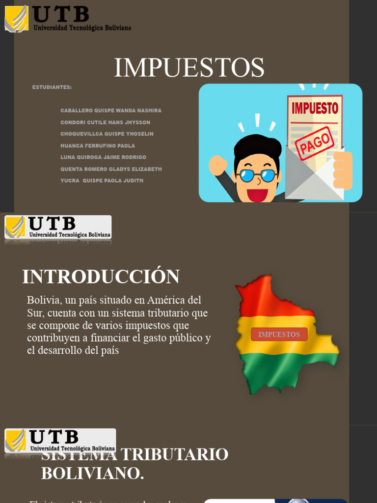 IMPUESTOS DIAPOSITIVAS | PDF | Impuestos | Impuesto al valor agregado