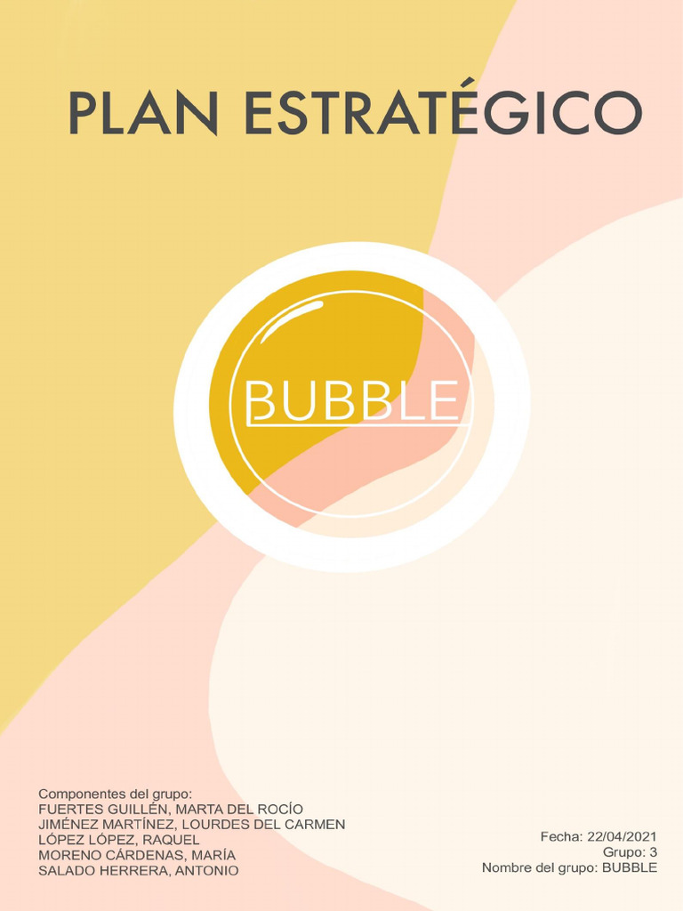 Bubble - PE Grupo 3 | PDF | Business | Responsabilidad social corporativa