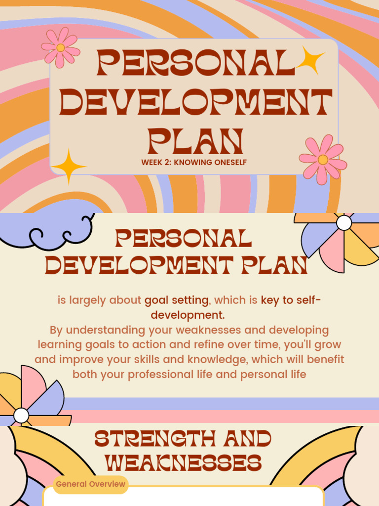 Personal Development Plan | PDF | Goal | Goal Setting