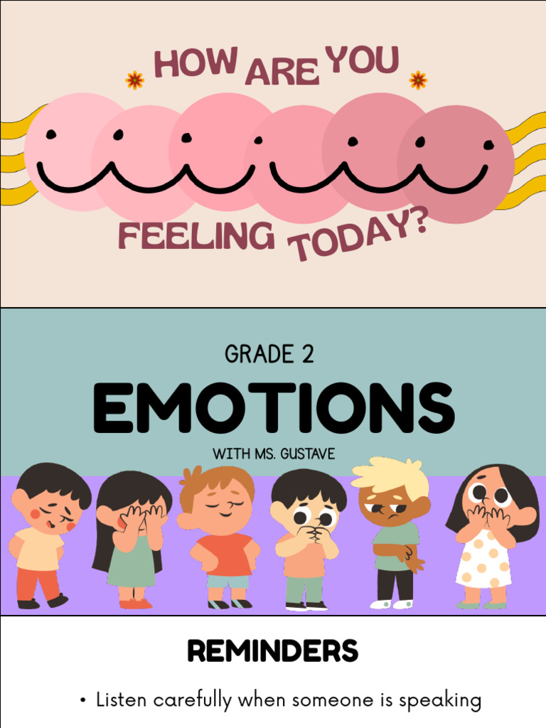 Emotions/Feelings Check in Presentation | PDF