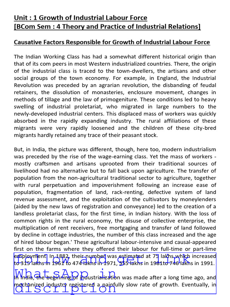 HRD Unit - 1 (Tuition) | PDF | Labour Economics | Employment