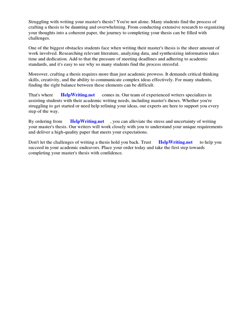 When I Write My Masters Thesis Lyrics | PDF | Thesis | Thought