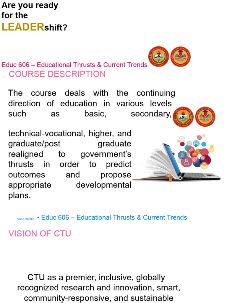 EDUCATION NOW and Then ppt | PDF