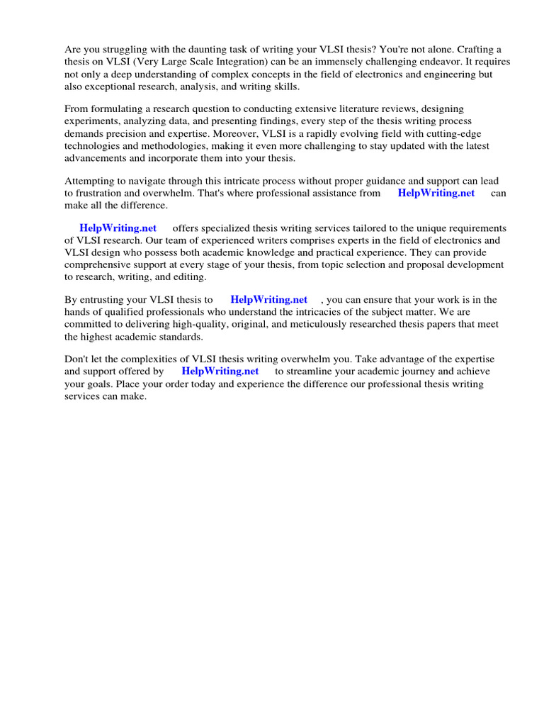 Vlsi Thesis Papers | PDF | Field Programmable Gate Array | Electrical Engineering
