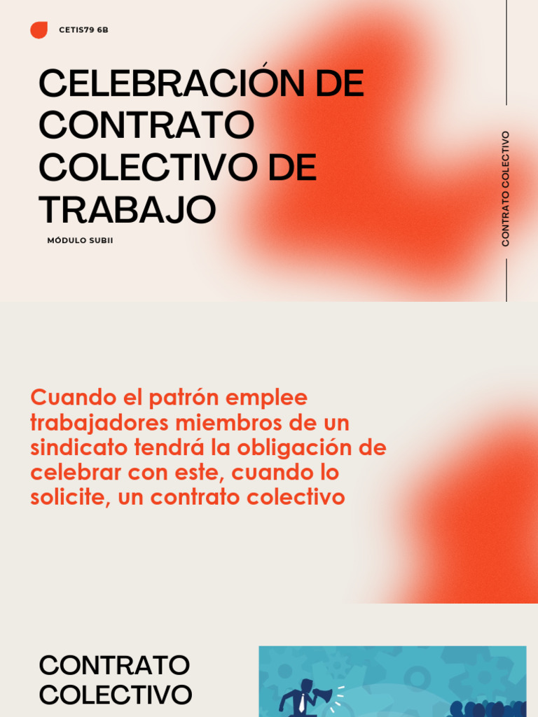 Contratos Colectivos | Descargar gratis PDF | Derecho laboral | Acuerdo colectivo