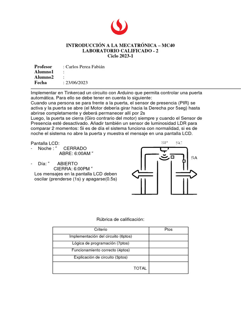 MC40 Im1a Lab2 2023-1 | PDF