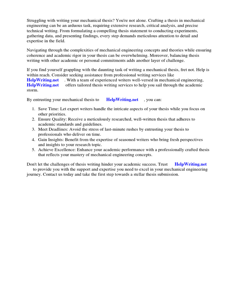 Mechanical Thesis | PDF | Finite Element Method | Mechanical Engineering