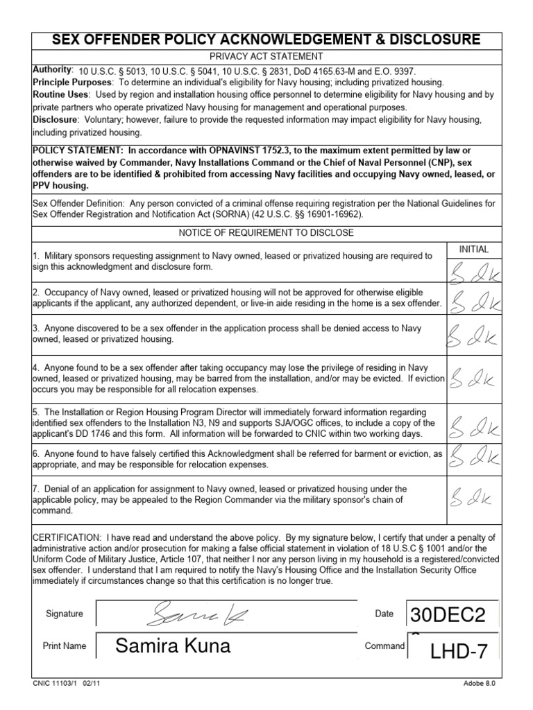 2019 Sex Offender Policy | PDF | Sex Offender Registries In The United ...