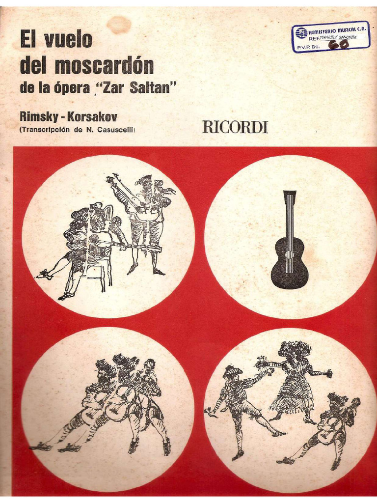 El Vuelo Del Moscardon by N Rimsky-Korsakoved - Transcription N ...