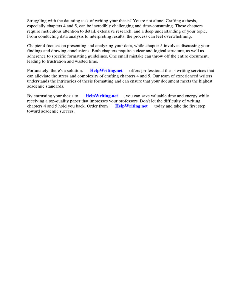 Thesis Format Chapter 4-5 | PDF | Thesis | Computer Network