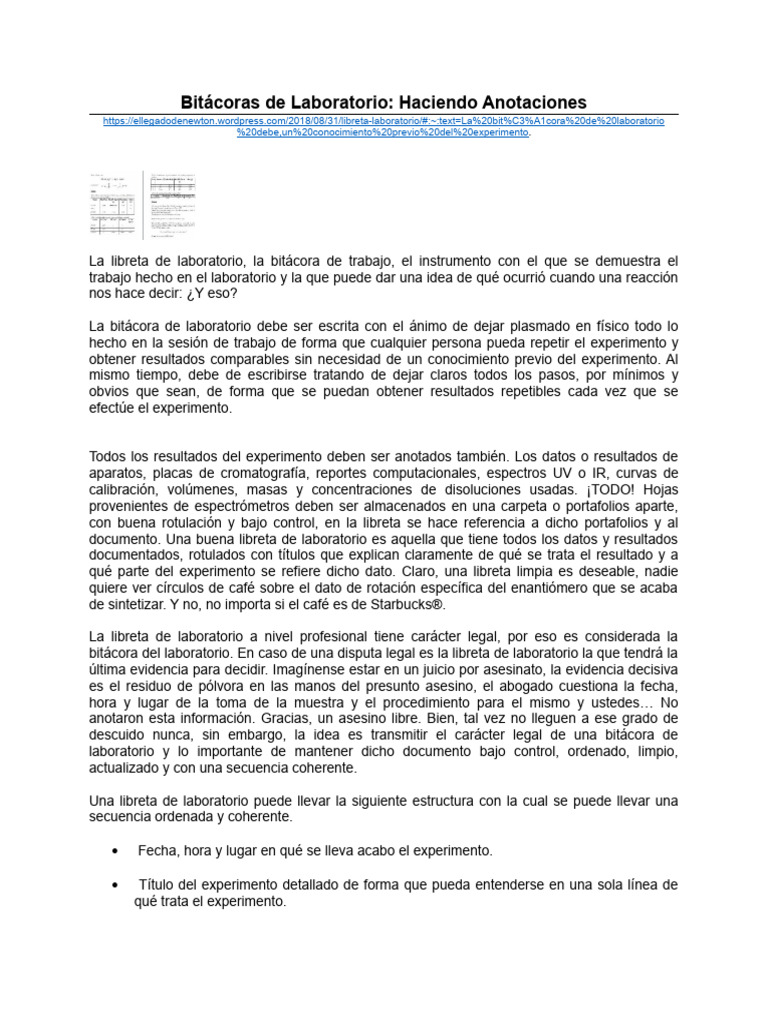 Bitácoras de Laboratorio | PDF | Laboratorios | Ciencias fisicas