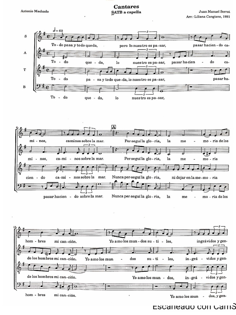 Cantares | PDF