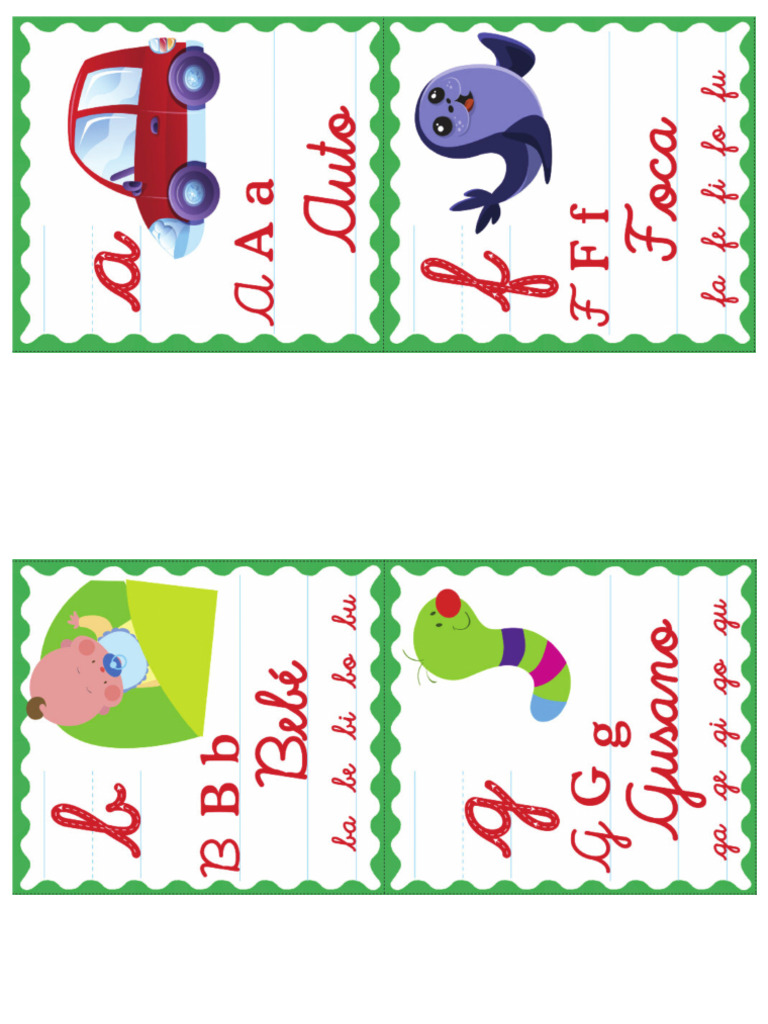 Abecedario Cursiva | PDF