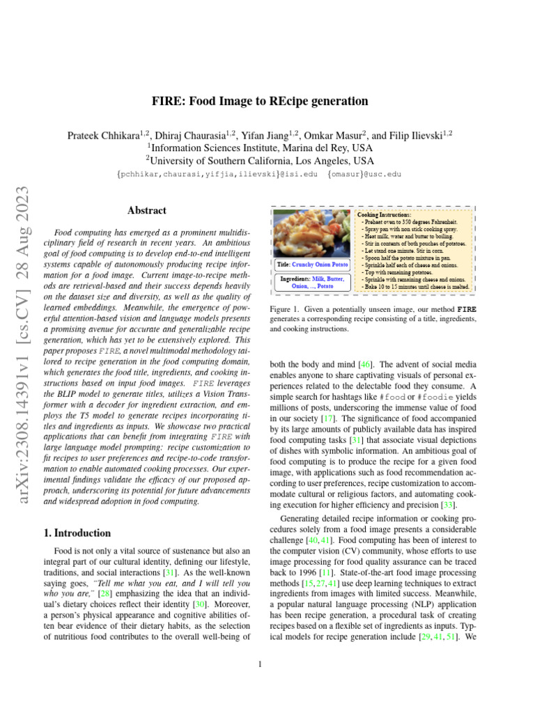 Foo Recipe | PDF