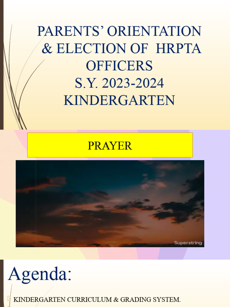 Parent Orientation | PDF