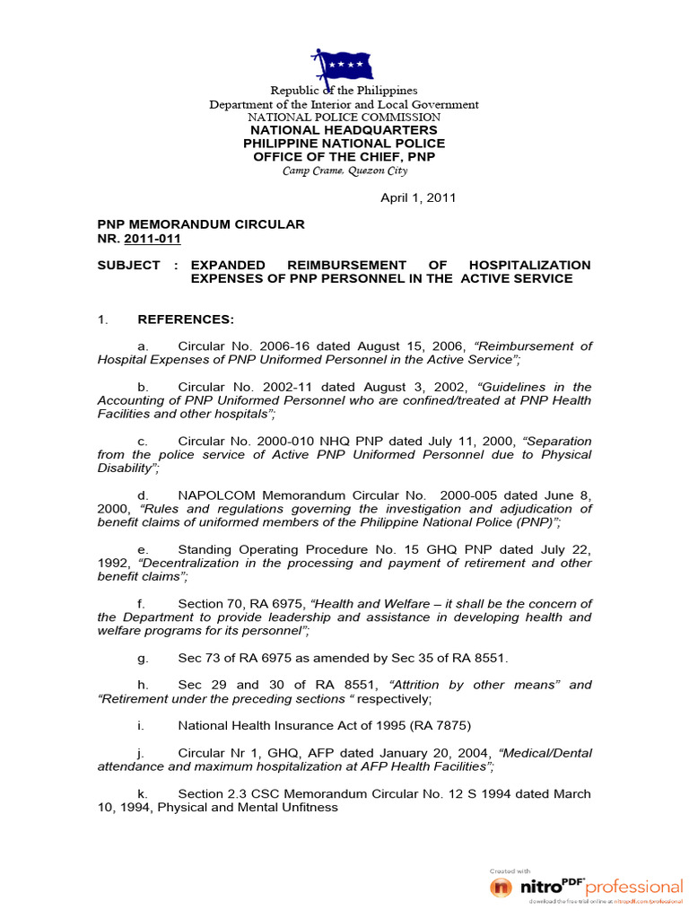 MC 2011-011 | PDF | Hospital | Disability