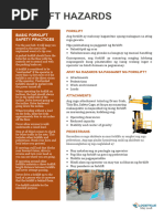 SHE Inspection Checklist | PDF | Forklift