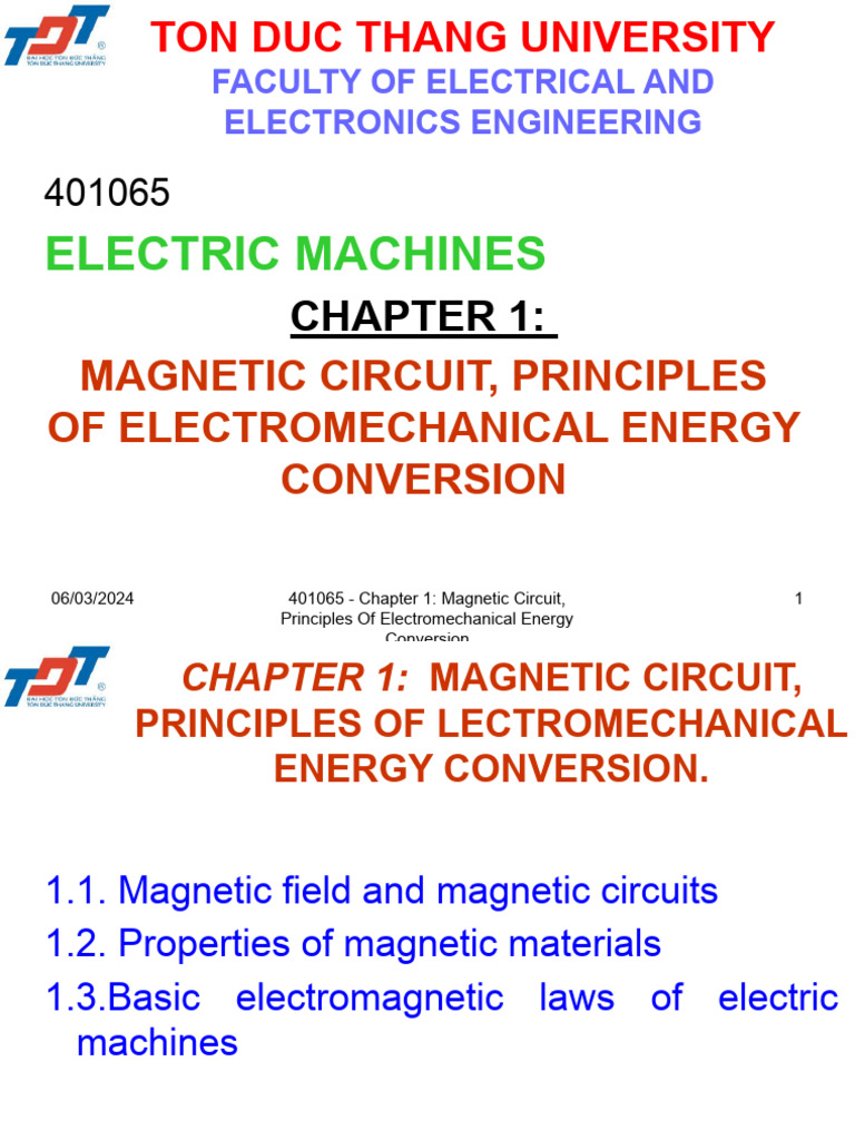 Chapter 1 - Basic Principles | PDF | Electromagnetic Induction ...