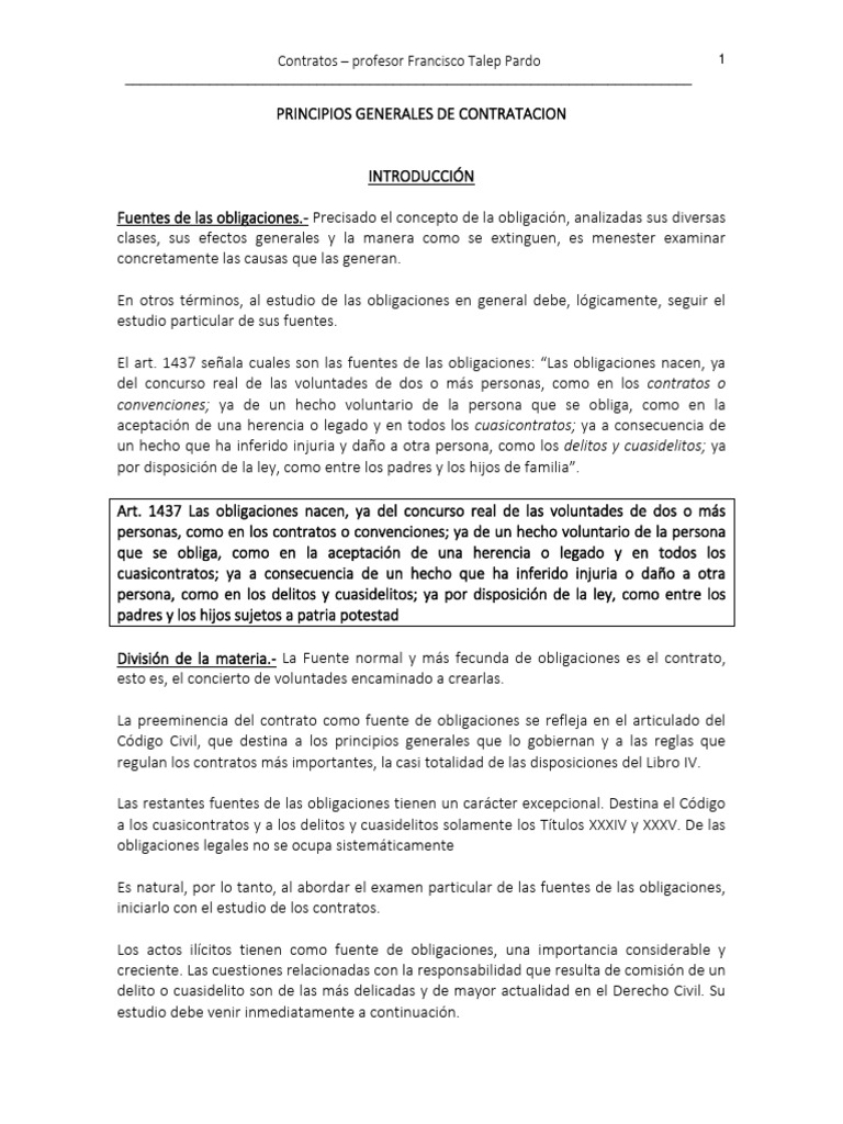 4° Contratos 1º Parte General | PDF | Juez | Ley de hipotecas