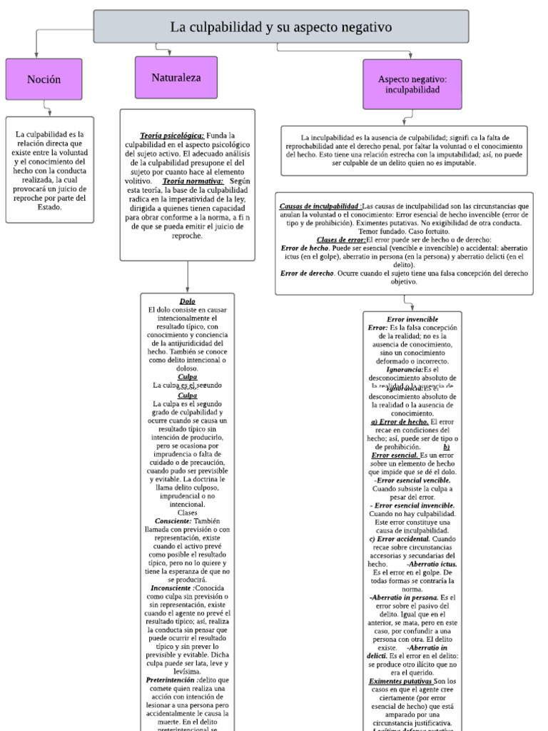 Mapa Conceptual 8 Penal | PDF
